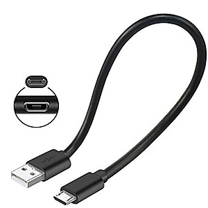 Short Micro USB Cable,Android Charger Compatible with Fire Stick,Roku Stick,PS4,Xbox,Fast Charging Cord Compatible with Kindle Tablet,Bose SoundLink Speaker,Chromecast,Computer Phone,Power Bank,8 inch