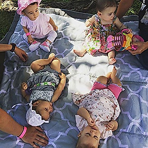 JJ Cole Outdoor Blanket, 5'X'5, Stone Arbor