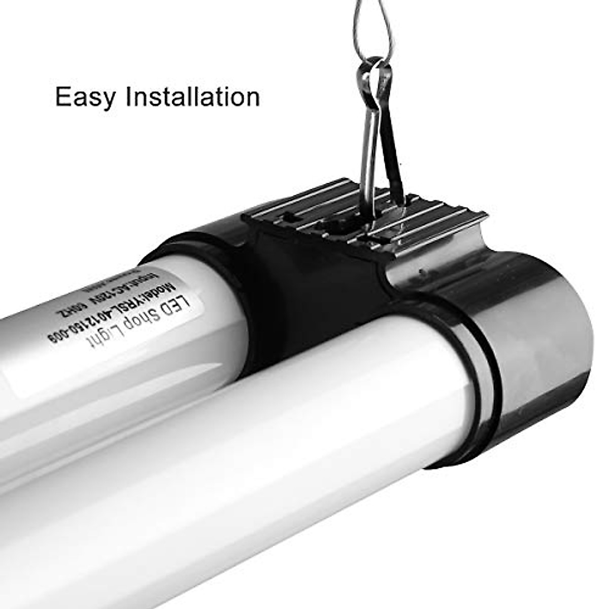 Lightdot 4FT LED Shop Light, 40W 4400Lm 5000K Daylight Light, 48 inch LED Workshop Lights, Suspension Mounting, 5FT Cord with on/Off Switch Led Utility Shop Light Fixture for Shop Garage Office-4Pack