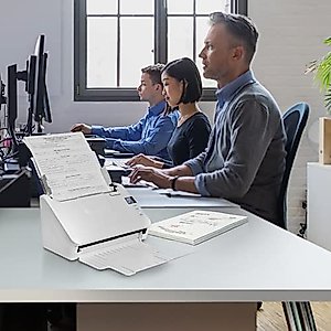 Visioneer Xerox D35 Scanner, USB Office Document Scanner for PC and Mac, 45 PPM, Automatic Document Feeder (ADF), White