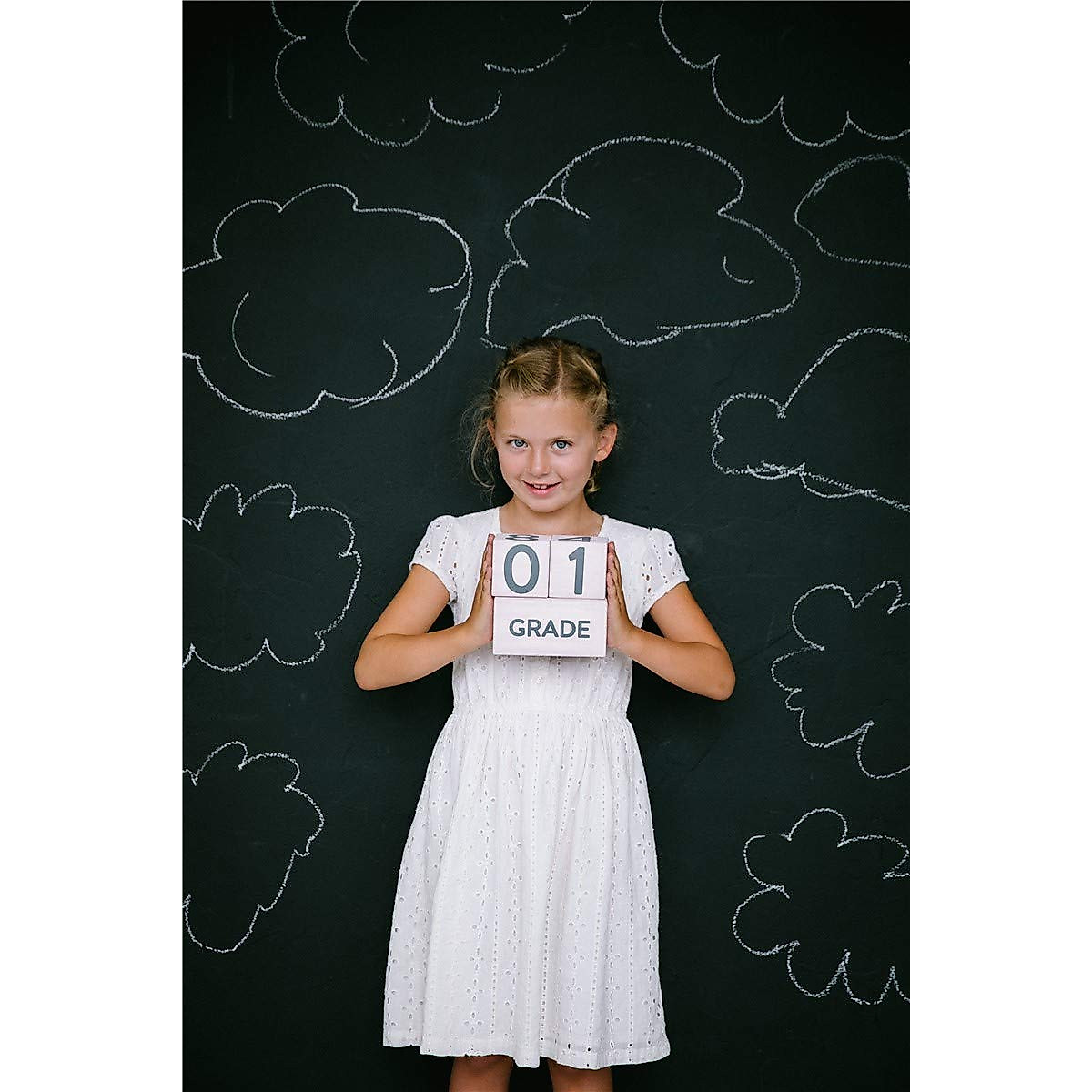 Pearhead Wooden Baby Photo Sharing Milestone Age Blocks, Monthly Milestone Prop For Baby Girl, Gift For New And Expecting Parents, Set of 3 Blocks, Pink