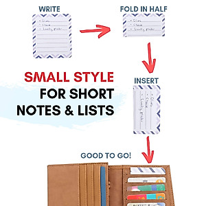 Magnetic Notepads in Large and Small Sizes for Fridge (4 Pack); Grocery Shopping List Pad, To-Do List, Reminders, Memo and Scratch Pad - Cute Modern Designs | Full Magnet Back | 50 Sheets per Note Pad