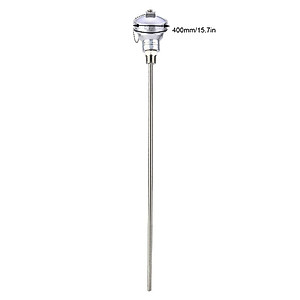 RTD Temperature Sensor, RTD PT100 Temperature Sensor Probe 1/2" NPT Thread Thermocouple Terminal Head,Simple and Easy to Install(400mm/15.7)