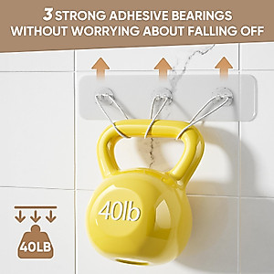 necvha Shower Caddy，4 Pack 15.6in Adhesive Shower Organizer Large Capacity Bathroom Organizers And Storage&Home Decor&Kitchen,No Drilling,Shower Shelves for Inside Shower-Larger(White)