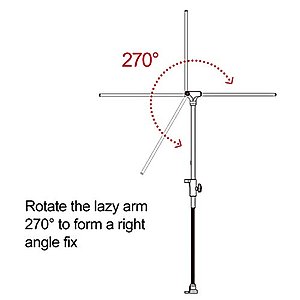 REPTI ZOO Reptile Dual Lamp Stand and Dual Reptile Light Fixture