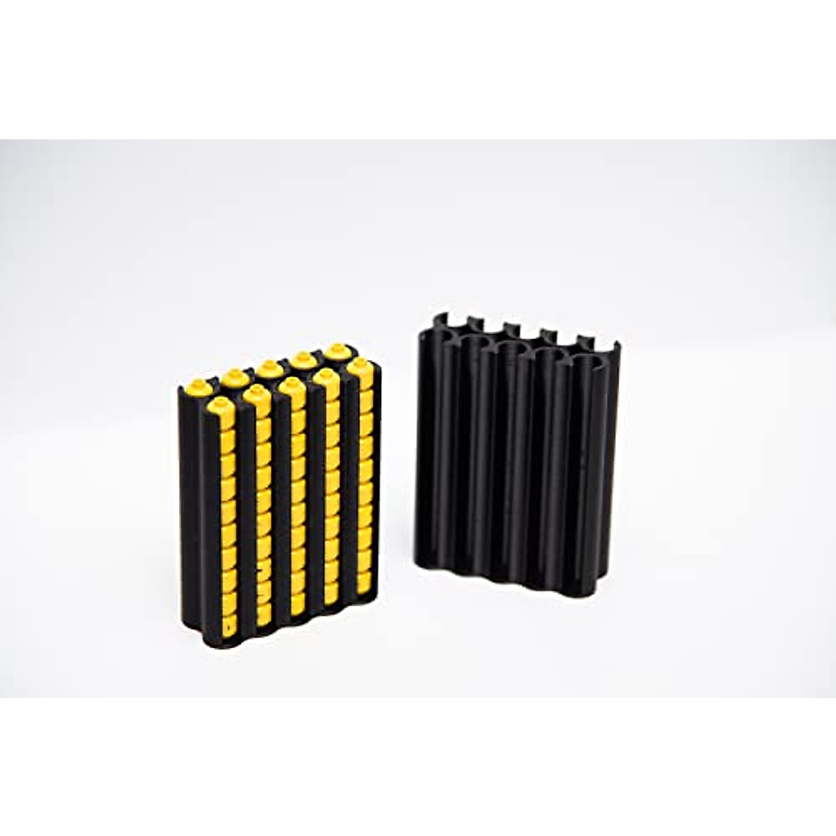 3d Printed Head Storage holder Organizer compatible with lego heads. Container holds up to 100 heads. comes with lid. Made in USA (black) AFOL KFOL