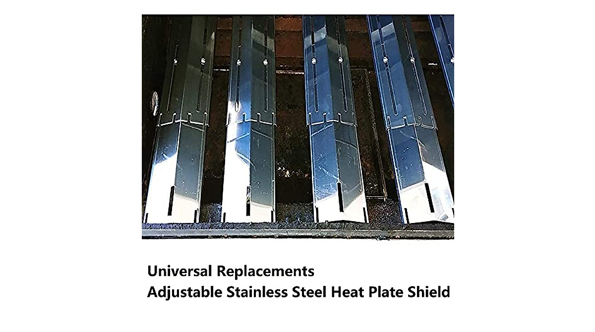 KEESHA Universal Heat Plates for Gas Grills - Durable & Adjustable