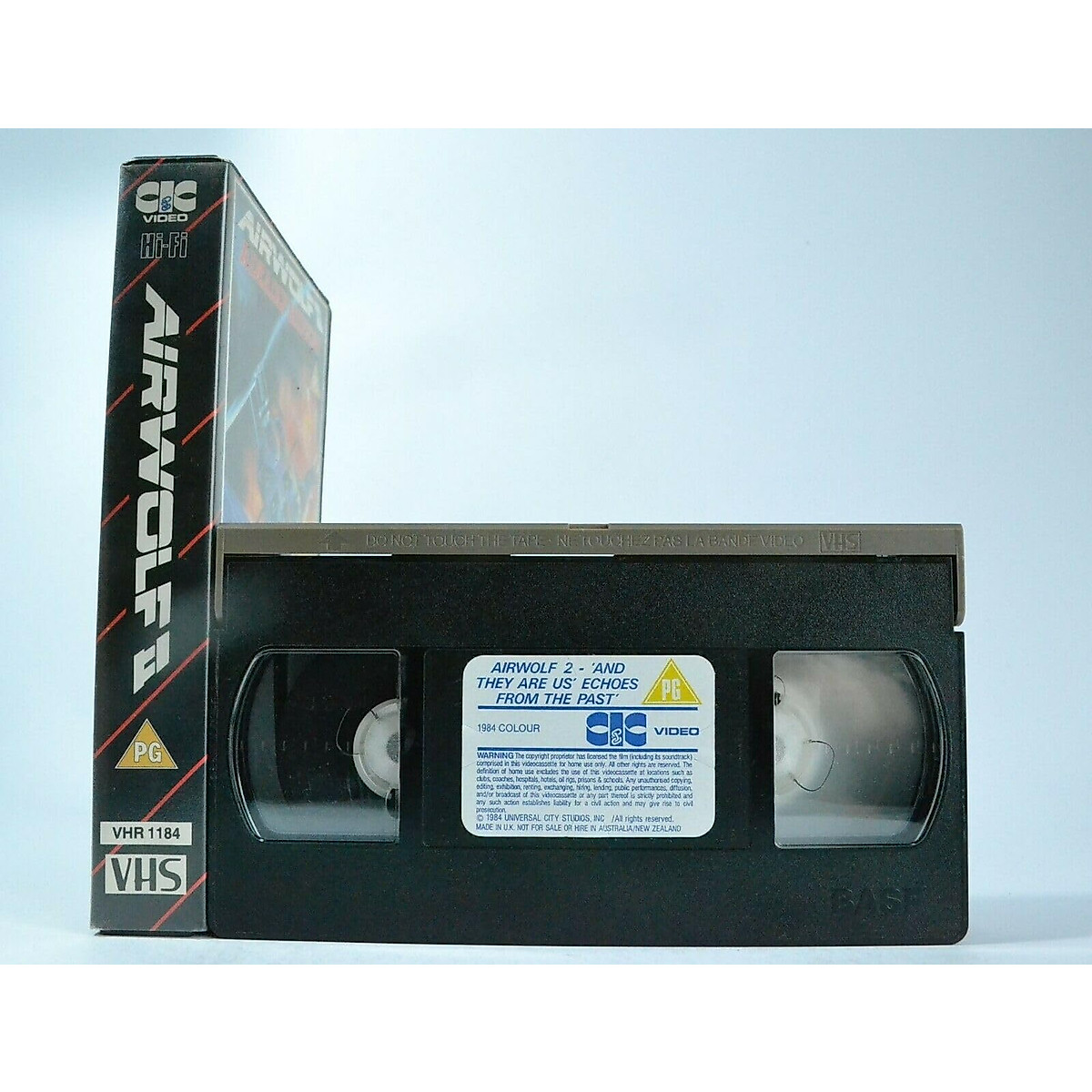 Airwolf 2: A Deadly Mission - Action Adventure -'Echoes From The Past'- Pal VHS