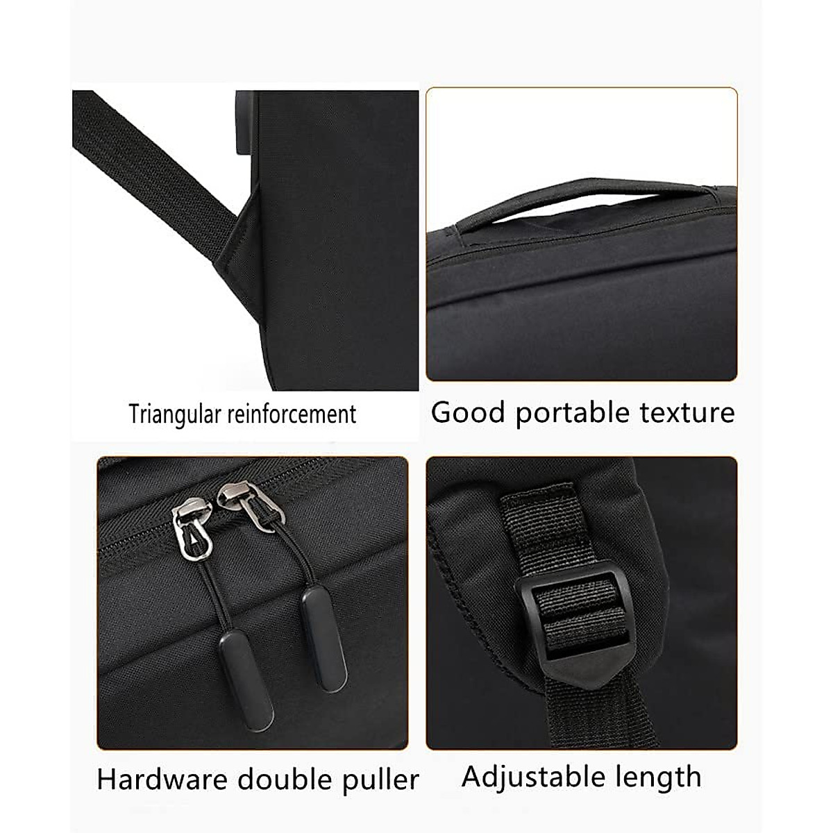 15.6 inch Laptop Backpack for Men, Slim Lightweight Business Travel Backpack Waterproof,Computer Backpack with usb charging port, All Black College Backpack with Laptop Compartment （Grey）