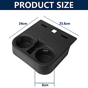 Front Center Console Cup Holder HC3Z-2813562-AB Compatible for Ford F150 2015-2020,F250 F350 F450 Super Duty 2017-2022 Truck Cup Holder Front Seat