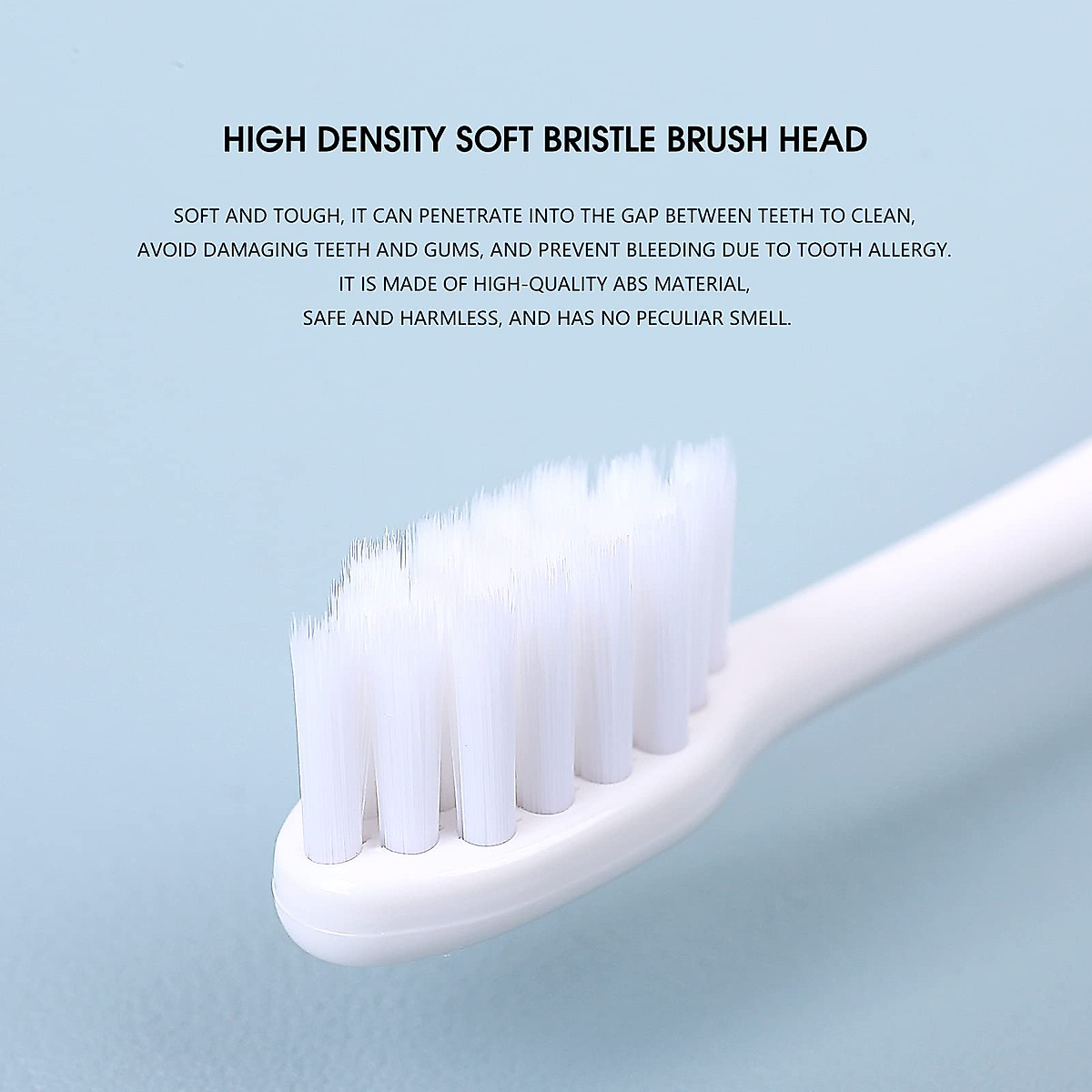 HUACAIKJ Automatic Touch Control 5-Speed Adult Models Sonic Rechargeable Dental Cleaning Electric Toothbrush (White)