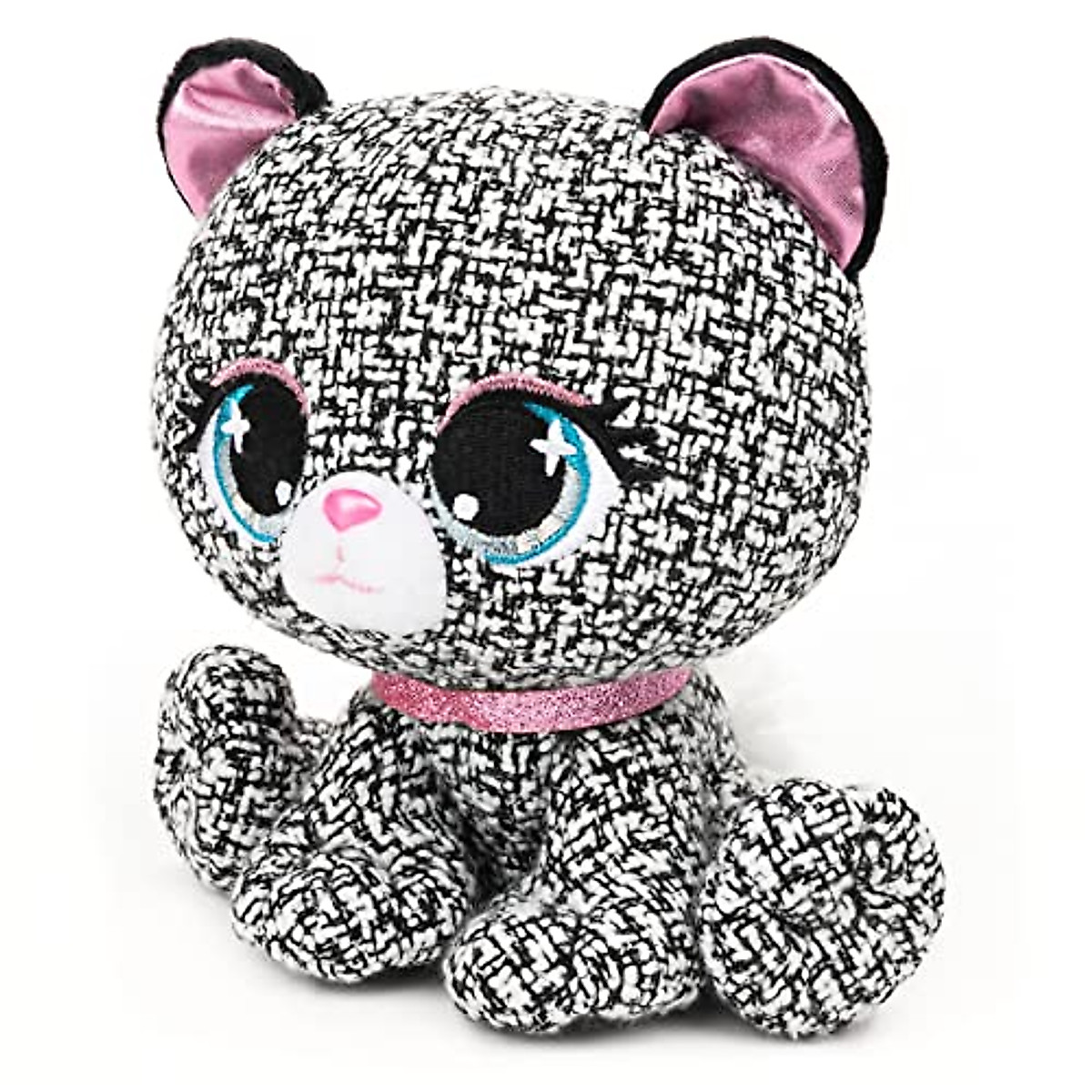 GUND P.Lushes Designer Fashion Pets Khloe O’Bearci Teddy Bear Premium Stuffed Animal, Black and White, 6”