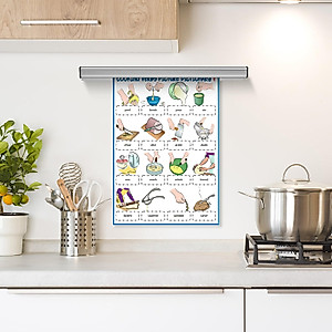 2PCS Restaurant Order Ticket Holder,12 Inch Aluminum Wall-Mounted Receipt Holder for Restaurant Silver Job Ticket Holder for Commercial Slide Check Rack for Kitchen Office Cafes Bar