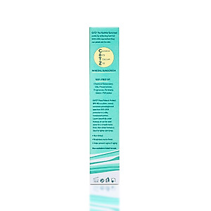 COTZ Face Prime & Protect Non-Tinted Mineral Sunscreen and Facial Primer Broad Spectrum SPF 40; PA++++ 1.5 oz / 42.5 g.