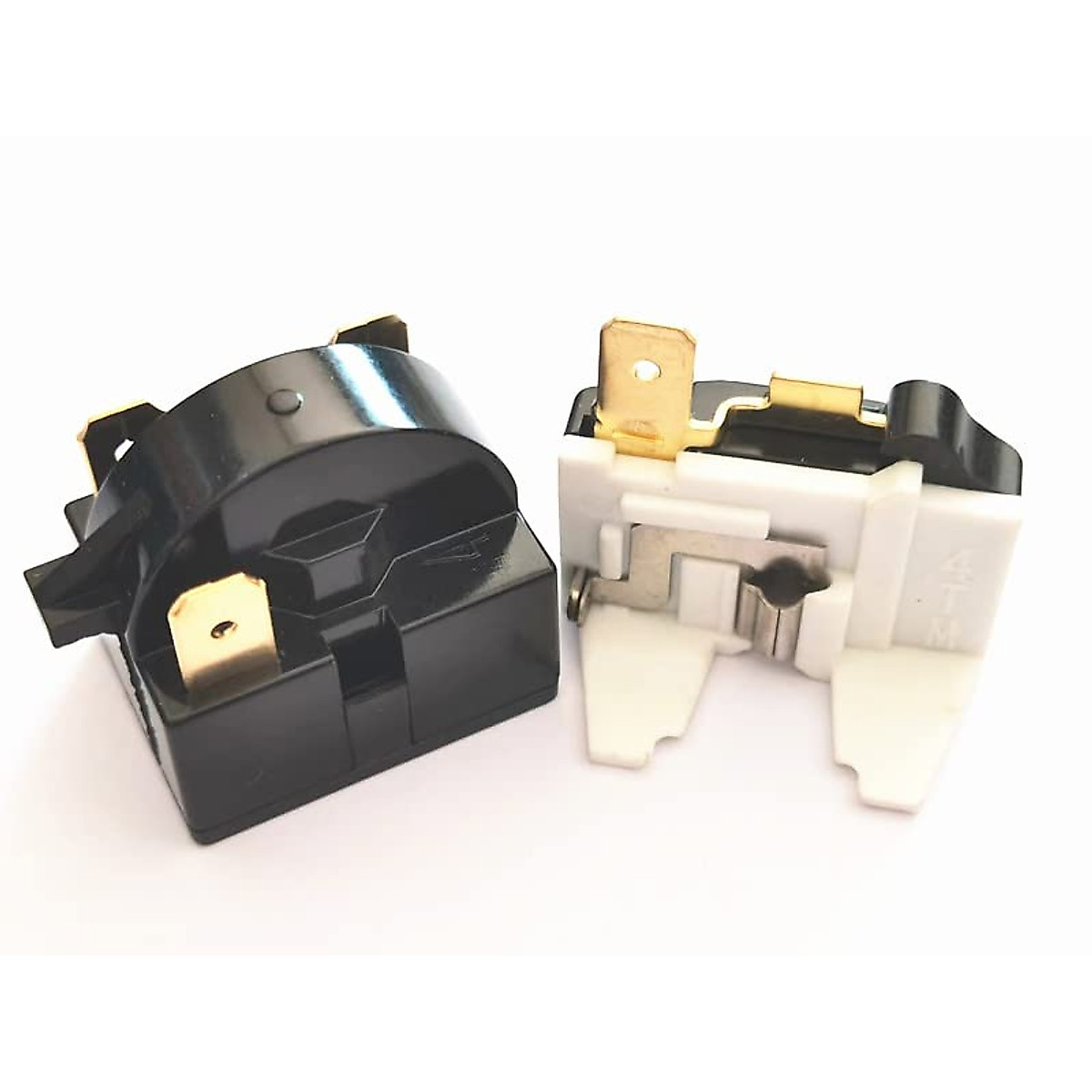 Compressor 4.7 Ohm 3-Pin PTC Starter/Start Relay and Overload Kit Compatible with Mini Fridges, Compact Refrigerators, Beverage & Wine/Beer Coolers, Deep Freezers, Beer/Wine Refrigerators