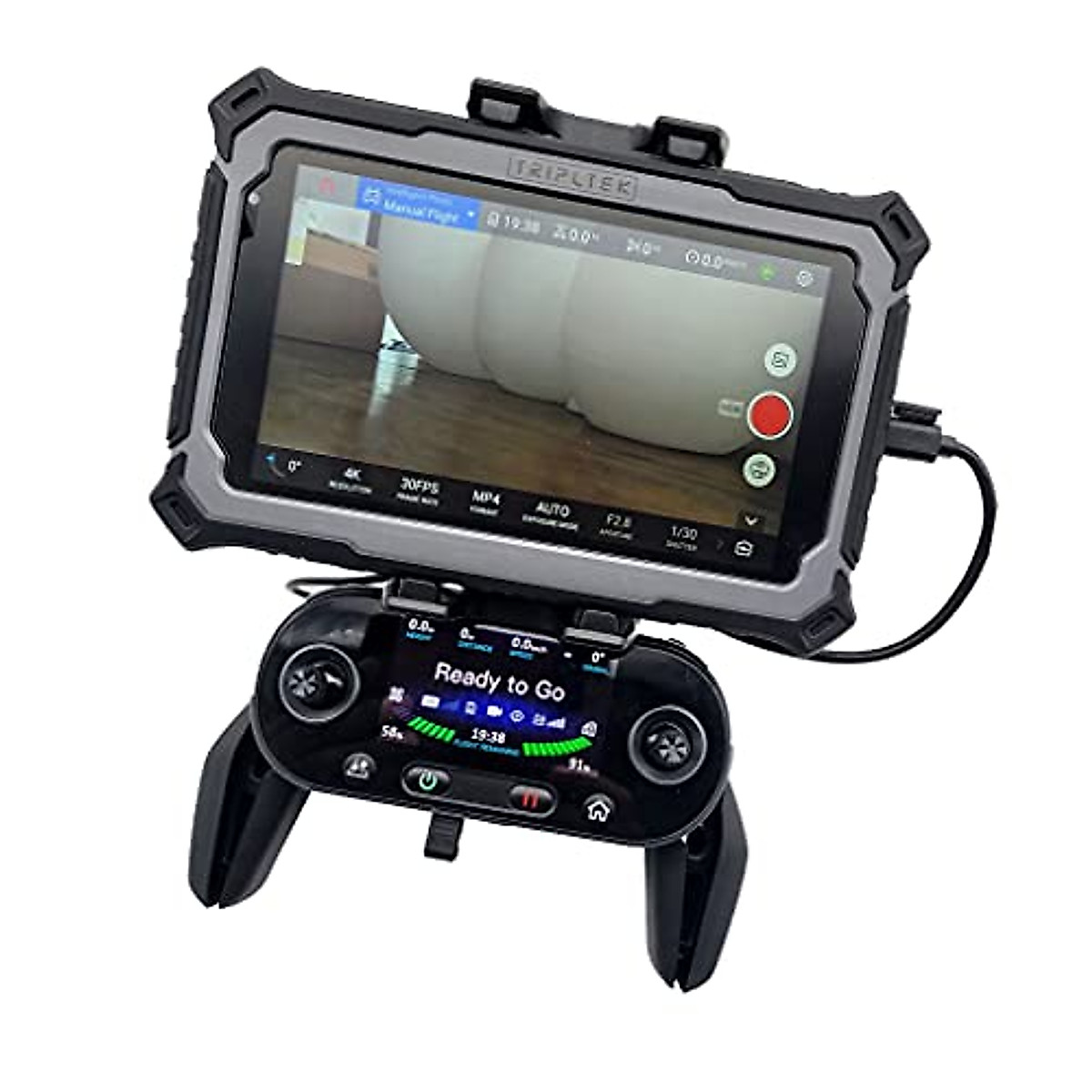 TRIPLTEK Tablet 7" PRO 8GB RAM High Brightness 1200 nits, 4G LTE Unlocked, 8 Core Processor 128GB, Android 9, Long Battery Life 10000mah, Rugged Military Construction, Brightest Tablet on The Market.