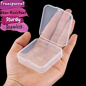 Mr. Pen- Small Plastic Containers, Clear, 12 pcs, Small Bead Organizer, Small Containers for Organizing, Bead Containers, Small Plastic Box, Mini Containers, Small Plastic Storage Containers.
