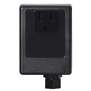 Westbrass ASB-07 Sink Top Waste Disposal Air Switch and Single Outlet Control Box, Flush Button, 1-Pack, Satin Nickel