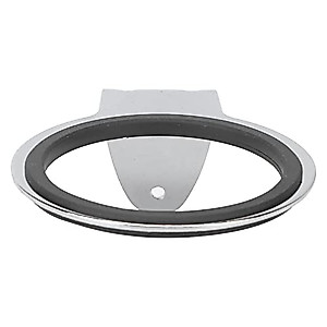 TOPINCN Hair Dryer Holder Wall Mount Self Adhesive, SUS 304 Stainless Steel Bathroom Hair Blow Dryer Rack Organizer, Silver