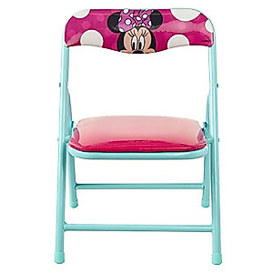 Jakks Pacific Minnie Jr Activity Table Set with One Chairs ,Teal and Red