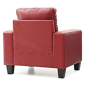 Glory Furniture Newbury Club Chair Red