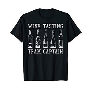 Wine Tasting Leader Funny Theme Wine Team Captain T-Shirt