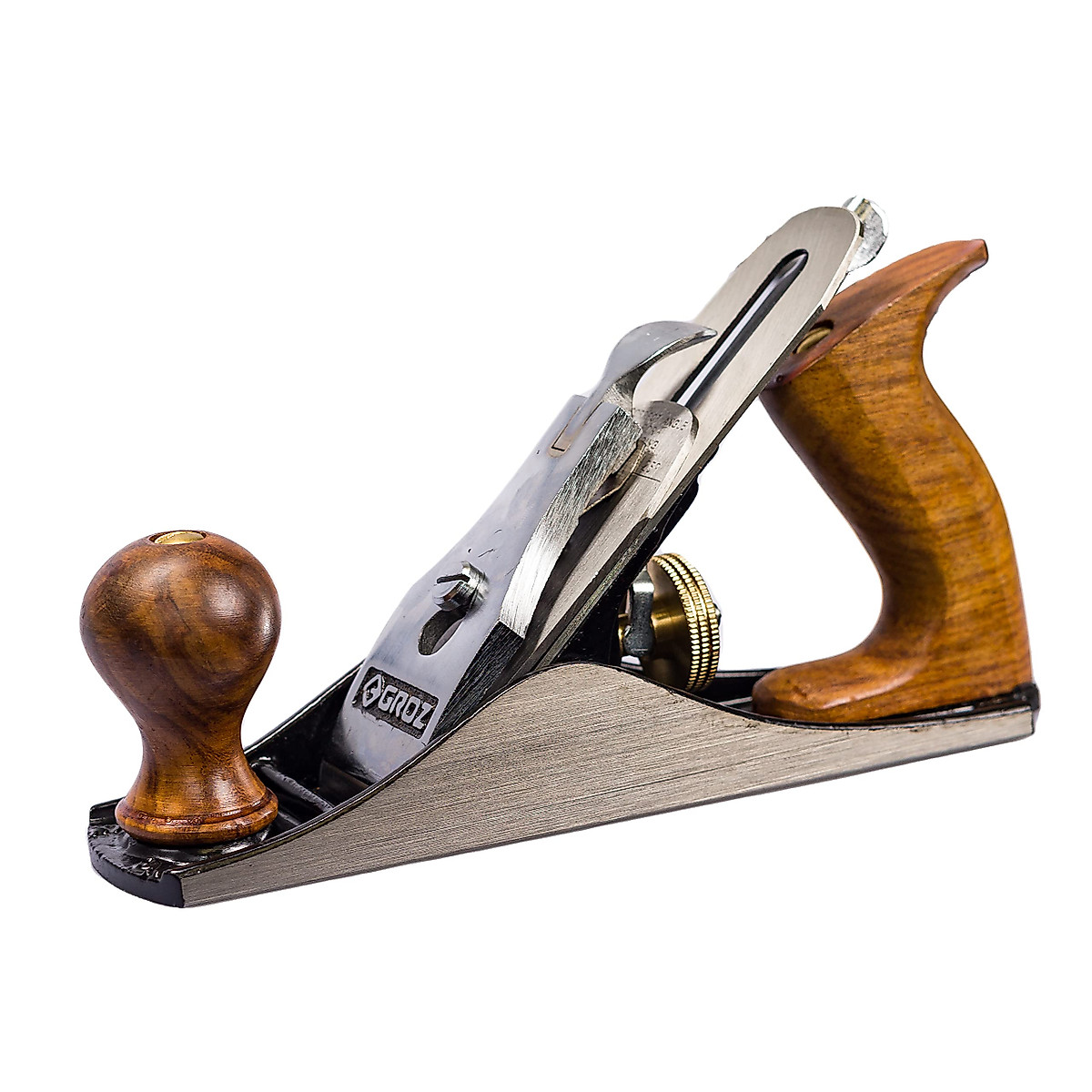 Groz 39701 SP/4 Smoothing Plane #4 50mm Cutter 260mm Length, Adjustable Hand Planer