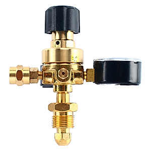 YaeTek Argon CO2 Regulators Gauges Gas Welding Regulator CGA580 Mig Tig Weld 0-4500PSI / 0-10BAR