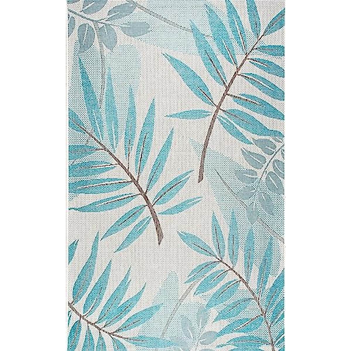 nuLOOM Outdoor Trudy Area Rug, 5x8, Turquoise