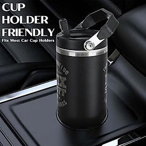 qchdln Funny Gifts For Men - That's What I Do I Fix Stuff and I Know Things Cup - 30oz Insulated Tumbler with Handle - Cool Fathers Day,Birthday,Christmas Gifts for Dad,Grandpa,Husband,Uncle