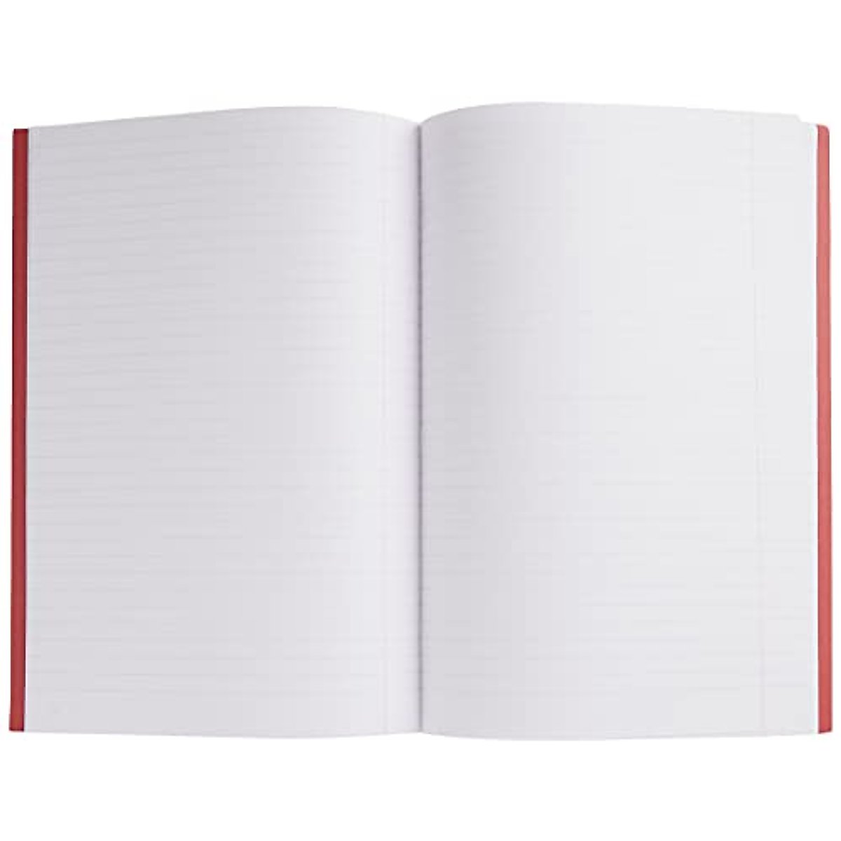 Silvine A4 Red Exercise Book, Lined With Margin - 80 Pages (Pack of 10)