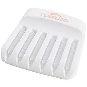 Finishing Touch Flawless Dermaplane Glo Facial Exfoliator Replacement Heads Only, Dermaplane Tool Not Included, White, 6 Count (Packaging may vary)