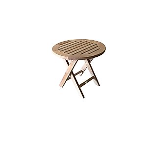 Coronado Teak Folding Side Table, Natural