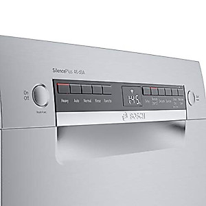 Bosch 300 Series ADA 18" Stainless Steel Recessed Handle Dishwasher - SPE53B55UC