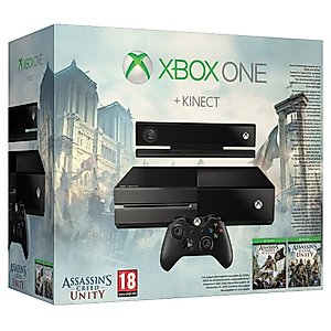 Refurbished Xbox One 500GB Console Kinect Assassin's Creed: Unity Bundle