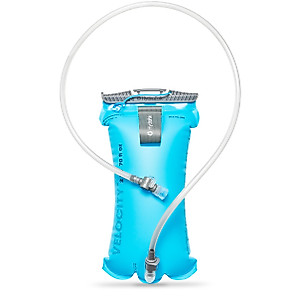 HydraPak Velocity (2L Hydration Reservoir) - Slim-Profile Water Bladder/Reservoir – Self-Sealing Bite Valve, Leak Proof, Fully Reversible and Dishwasher Safe