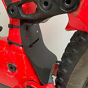 Lippy's Bike Parts Mountain Bike Mudguard Lower Linkage Frame Protection, MTB Mud Flap, Splash Guard, Suspension Linkage Mudguard Protection, Frame Guard, Cycling, E-Bikes (Fits Most E-Bikes), Black