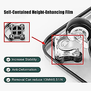 CNQLIS 304 Movable Propane Cylinder Base,Propane Tank Stand Dolly with Brake Wheel,5-30ib Gas Cylinder Fixed Shelf for Cylinder Consignment and Stationary Storage,Used to Carry Buckets