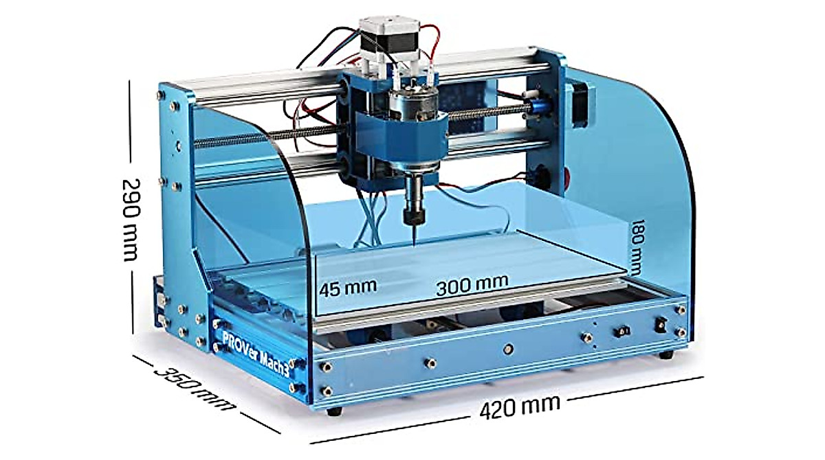 Genmitsu 3018-PROVer Mach3 CNC Router - Wood, Metal & PCB Engraving