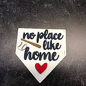 HEALT 8 PCS Baseball Rugby Golf Tiered Tray Decor,Sports Wooden Signs Items Decor,Rustic Farmhouse Tray Sets for Kitchen Home Table Decor Ball Themed Games Contest Party Supplies (Baseball_03_8pcs)