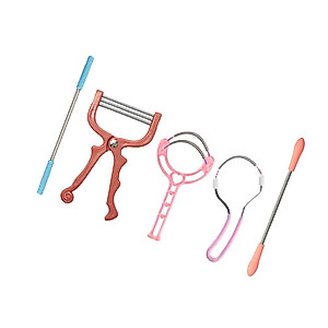 Artibetter 5Pcs Hair Removal Spring Threading Epilator Face Facial Hair Removal Stick Remover For Upper Lip Chin Cheeks Sideburns