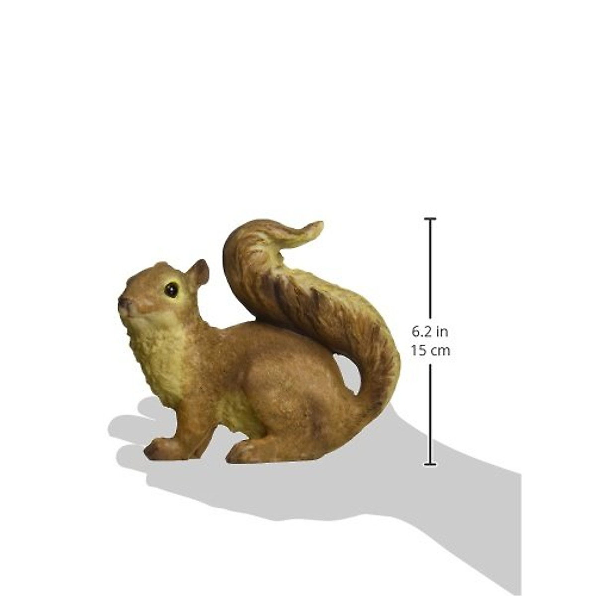 Design Toscano QM188732 Scamper the Woodland Squirrel Outdoor Garden Statue, 7 Inch, Polyresin,full color