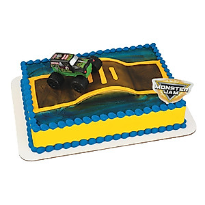 DecoSet Monster Jam Full Throttle Fun Cake Topper, 2-Piece Toppers Set with Keepsake Truck and DecoPic