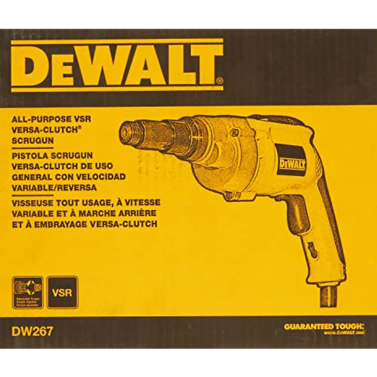 DEWALT Drywall Screw Gun, Variable Speed Reversible, 6.5-Amp (DW267)