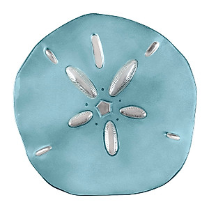 MARIPOSA AQUA SAND DOLLAR Platters, One Size