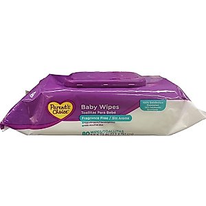 Parent's Choice Baby Wipes Fragrance Free 80ct