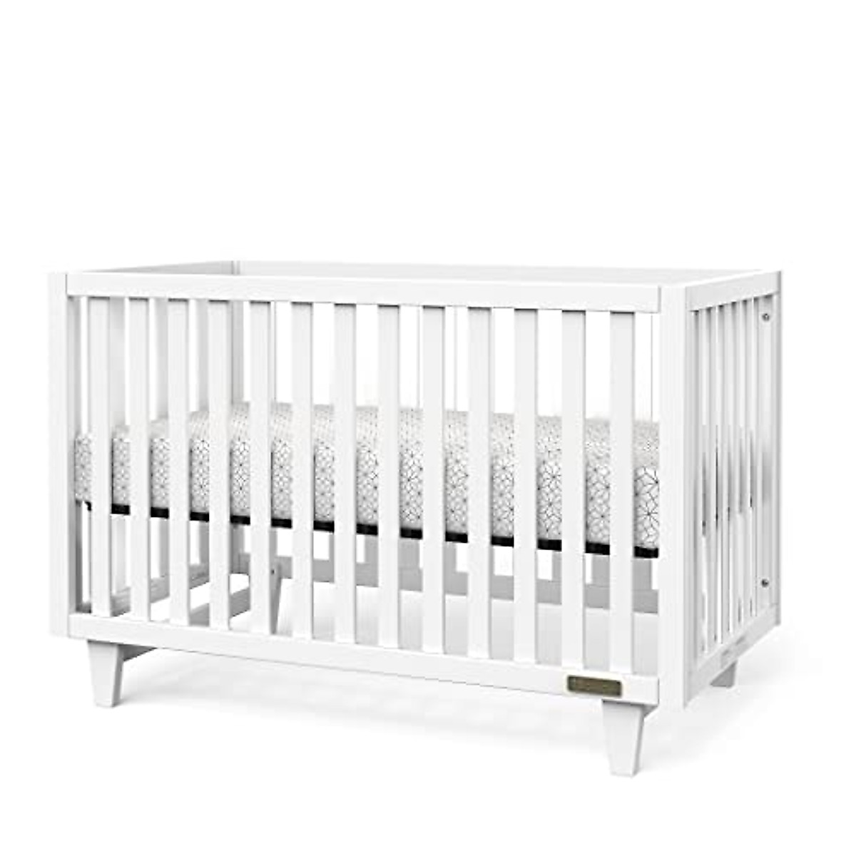 Child Craft Tremont 3 Piece Baby Nursery Set with 4 in 1 Convertible Crib, Changing Table Dresser and Chest (Matte White)