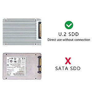 xiwai PCI-E 3.0 x4 Lane to U.2 U2 Kit SFF-8639 Host Adapter for Intel Motherboard & 750 NVMe PCIe SSD