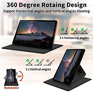 CGFGHHUY Case for Galaxy Tab S8 Plus/S7 FE 12.4 inch Tablet 360 Degree Rotating Stand Smart Cover with Auto Wake Sleep Case for Samsung Galaxy Tab S8+ 2022/S7 FE 2021 - Owl in The Tree