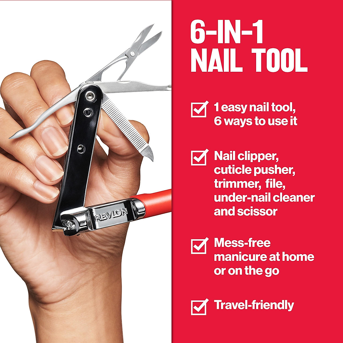 Revlon 6-in-1 Nail Tool, 1 count
